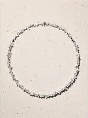 SUZANNE KALAN 18-karat White Diamond Necklace - Gold