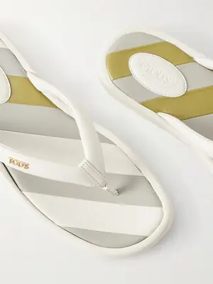TOD'S Leather Flip Flops