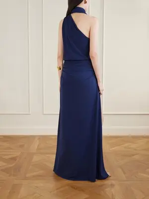 Simkhai Moira Ruched Gown - Blue