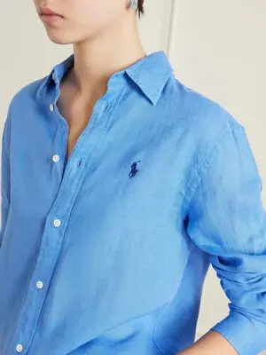 Polo Ralph Lauren Embroidered Linen Shirt