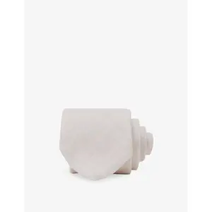 REISS Luciano Linen Tie Stone
