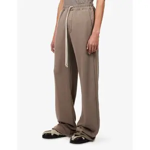 Rick Owens Dietrich Drawstring-waistband Cotton Trousers - Dust