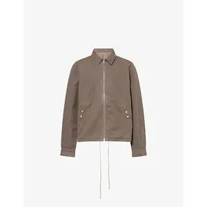 Rick Owens Zip-front Oversized Cotton Jacket