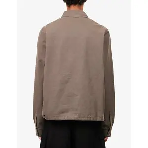 Rick Owens Zip-front Oversized Cotton Jacket
