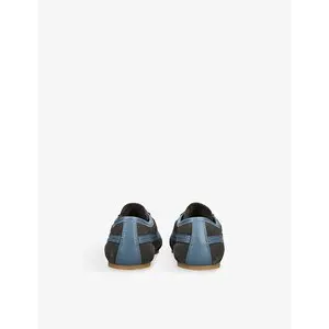 Dries Van Noten Dustin Leather Trainers - Grey/d.cmb
