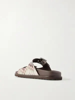 Missoni Clea Striped Woven Sandals - Multi
