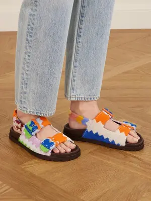 Missoni Mia Striped Terry Sandals - Multi