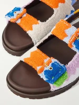 Missoni Mia Striped Terry Sandals - Multi