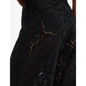 MALINA Stacey Wide-leg Lace Trousers