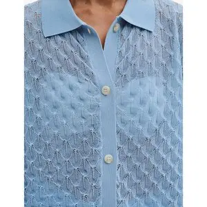 MALINA Moa Oversized Knitted Shirt - Sky