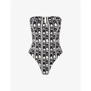 MALINA Abstract-print Swimsuit - Arch