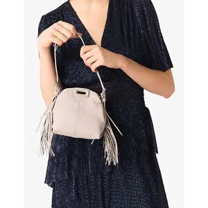 Maje V-neck Ruffled Maxi Dress - Navy