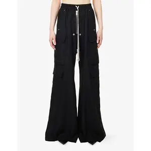 Rick Owens Cargobelas Wool Trousers - Black