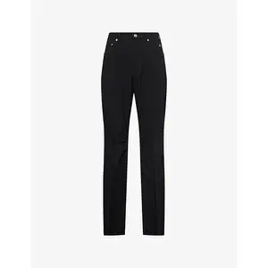 Rick Owens Bootcut Wool Trousers - Black