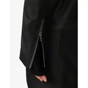Rick Owens Gary Long Leather Coat - Black
