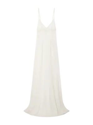 Kiki De Montparnasse Crocheted Silk Maxi Dress - Neutrals