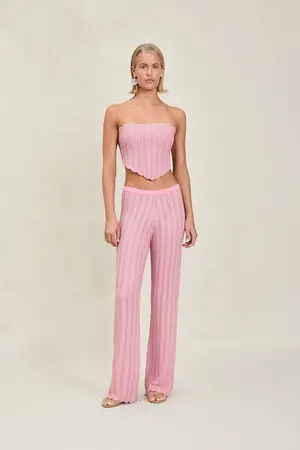 Devon Windsor Gavi Knit Pant - Metallic