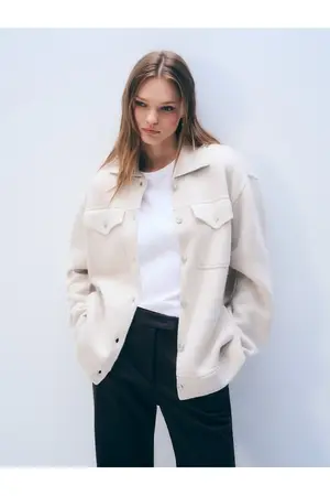 White & Warren Button Detailed Jackets For Women