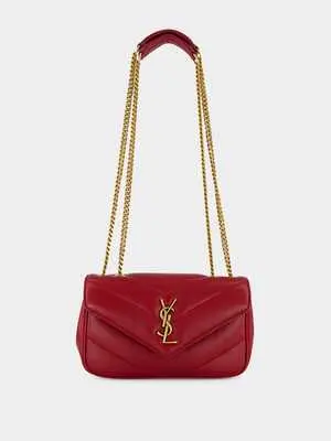 Saint Laurent Loulou Mini Bag - Red