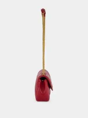 Saint Laurent Loulou Mini Bag - Red
