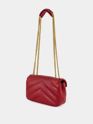 Saint Laurent Loulou Mini Bag - Red