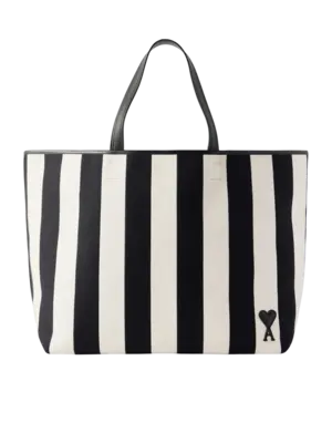 Ami De Coeur Striped Tote - Multi