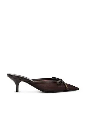 Miu Miu Mesh Mule Pump - Moro