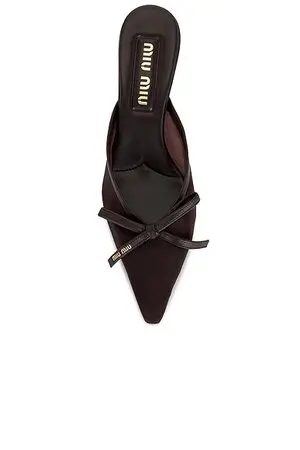 Miu Miu Mesh Mule Pump - Moro