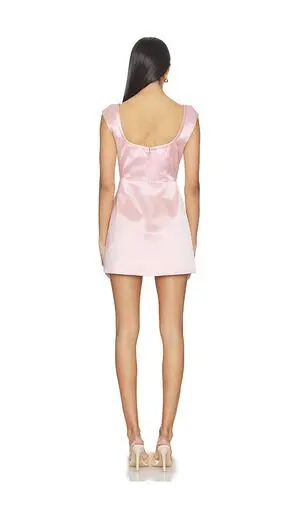 SAU LEE Bryn Dress - Pink Cloud
