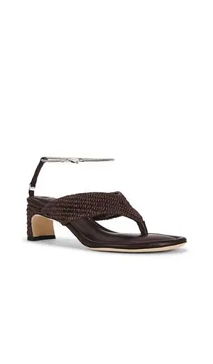 By Far Dasha Raffia Heel