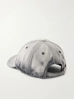 Our Legacy Distressed Denim Baseball Cap - Gray