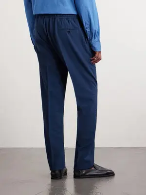 Rubinacci Straight-leg Linen Trousers