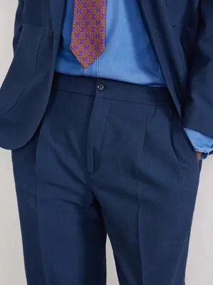 Rubinacci Straight-leg Linen Trousers