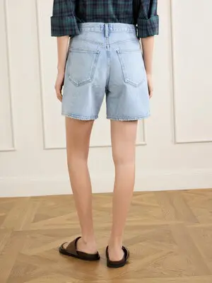 AGOLDE Dame Denim Shorts - Blue