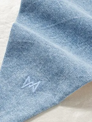 AGOLDE Maria Mcmanus Organic And Recycled Denim Scarf - Blue