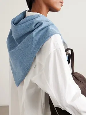 AGOLDE Maria Mcmanus Organic And Recycled Denim Scarf - Blue