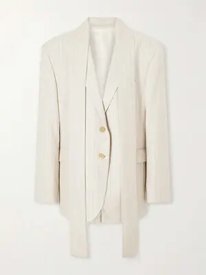 Acne Studios Notched Lapel Blazers For Women