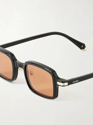 Cartier Godron De Square-frame Sunglasses