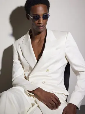 Cartier Panthère De Rimless Sunglasses