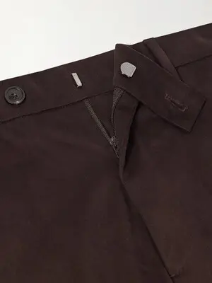 Purdey Straight-leg Stretch Cotton-twill Trousers