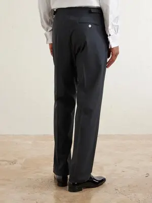 FAVOURBROOK Dalton Slim-fit Straight-leg Stretch-wool Tuxedo Trousers