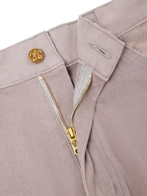 WILLY CHAVARRIA Cotton Double Knee Stocknot Shorts