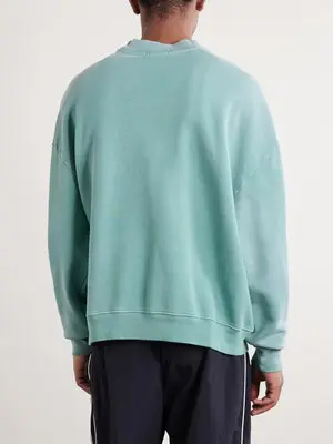 WILLY CHAVARRIA Community Center Hooligan Cotton Sweatshirt - Green