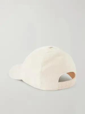 Purdey Cotton-corduroy Baseball Cap - Neutrals