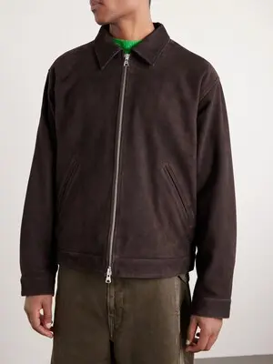 Nn07 Petrus 80030 Suede Jacket - Brown