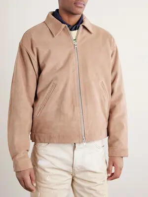 Nn07 Petrus 80030 Suede Jacket - Neutrals