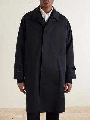 DE PETRILLO Cotton-blend Tailored Coat