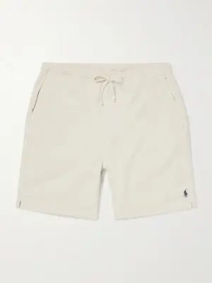 Polo Ralph Lauren Straight-leg Cotton Drawstring Shorts - Neutrals
