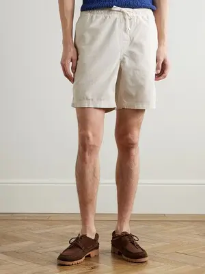 Polo Ralph Lauren Straight-leg Cotton Drawstring Shorts - Neutrals