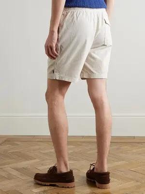 Polo Ralph Lauren Straight-leg Cotton Drawstring Shorts - Neutrals